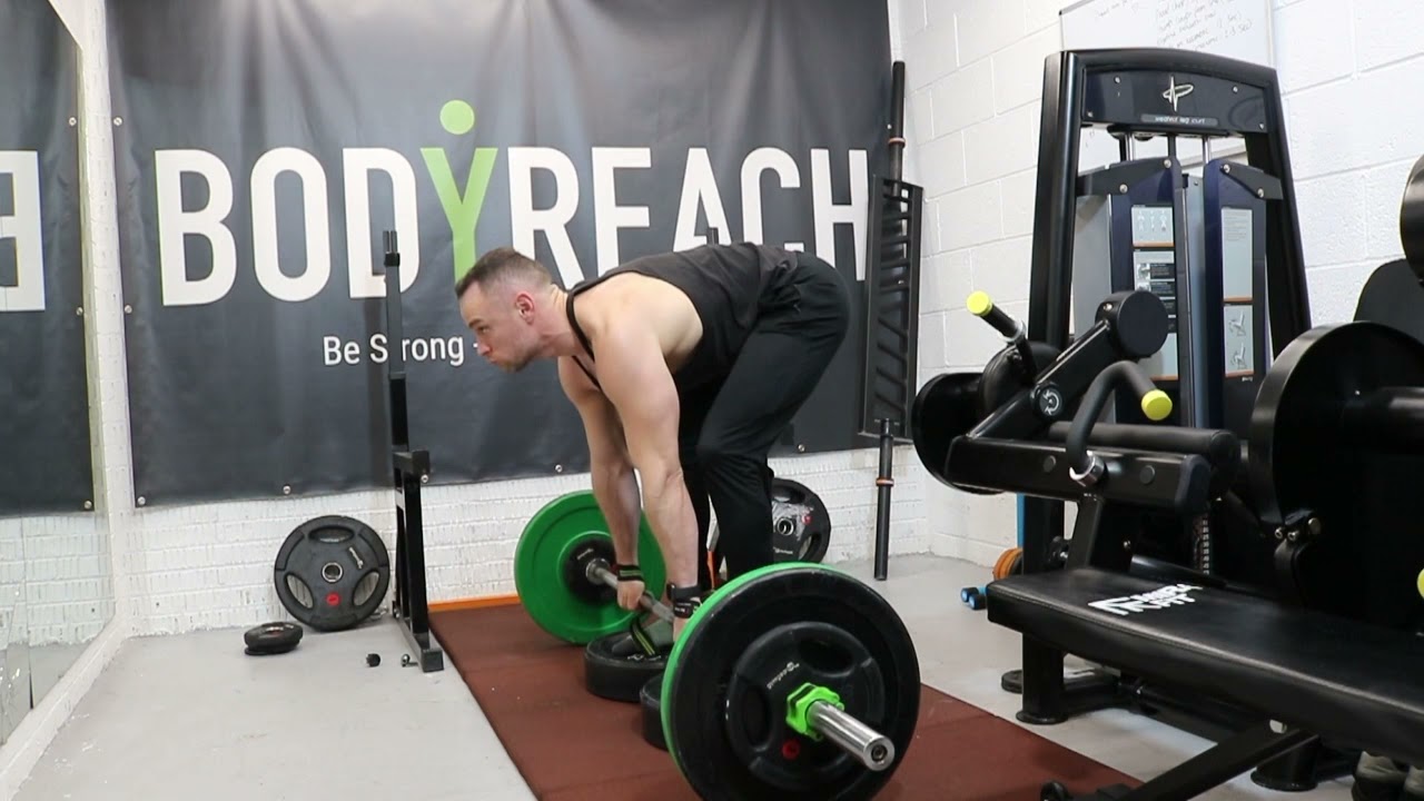 Deficit pendlay row - YouTube