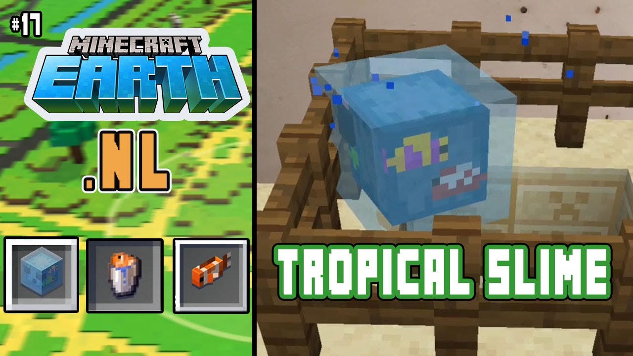 Minecraft Earth -TROPICAL SLIME.😍 tutorial - YouTube