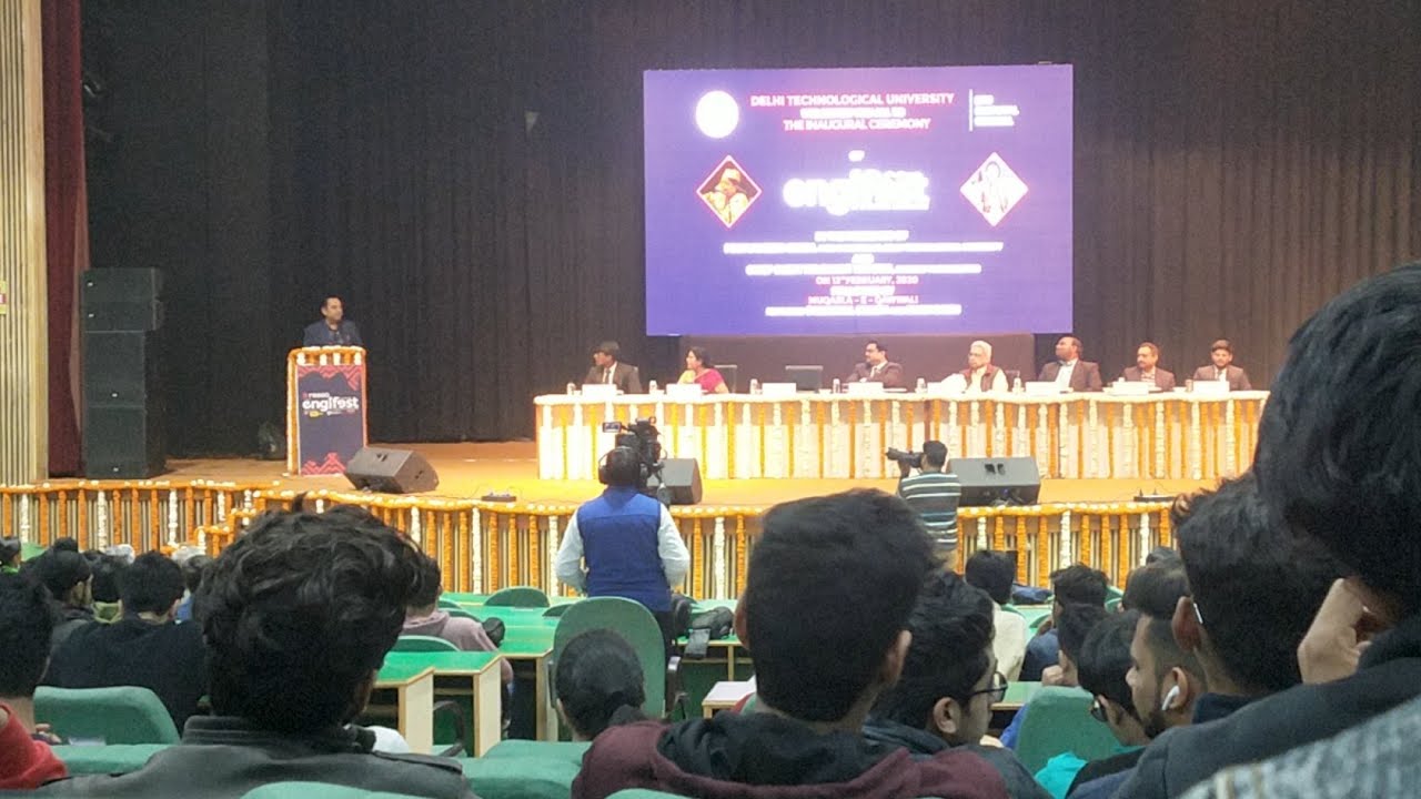 DTU ENGIFEST 2020 OPENING CEREMONY with Ranjit Kapoor - YouTube