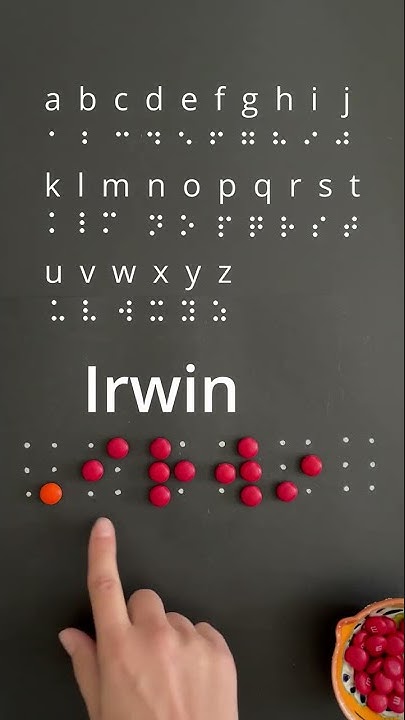 GHI Names. How to write your name in braille. - YouTube