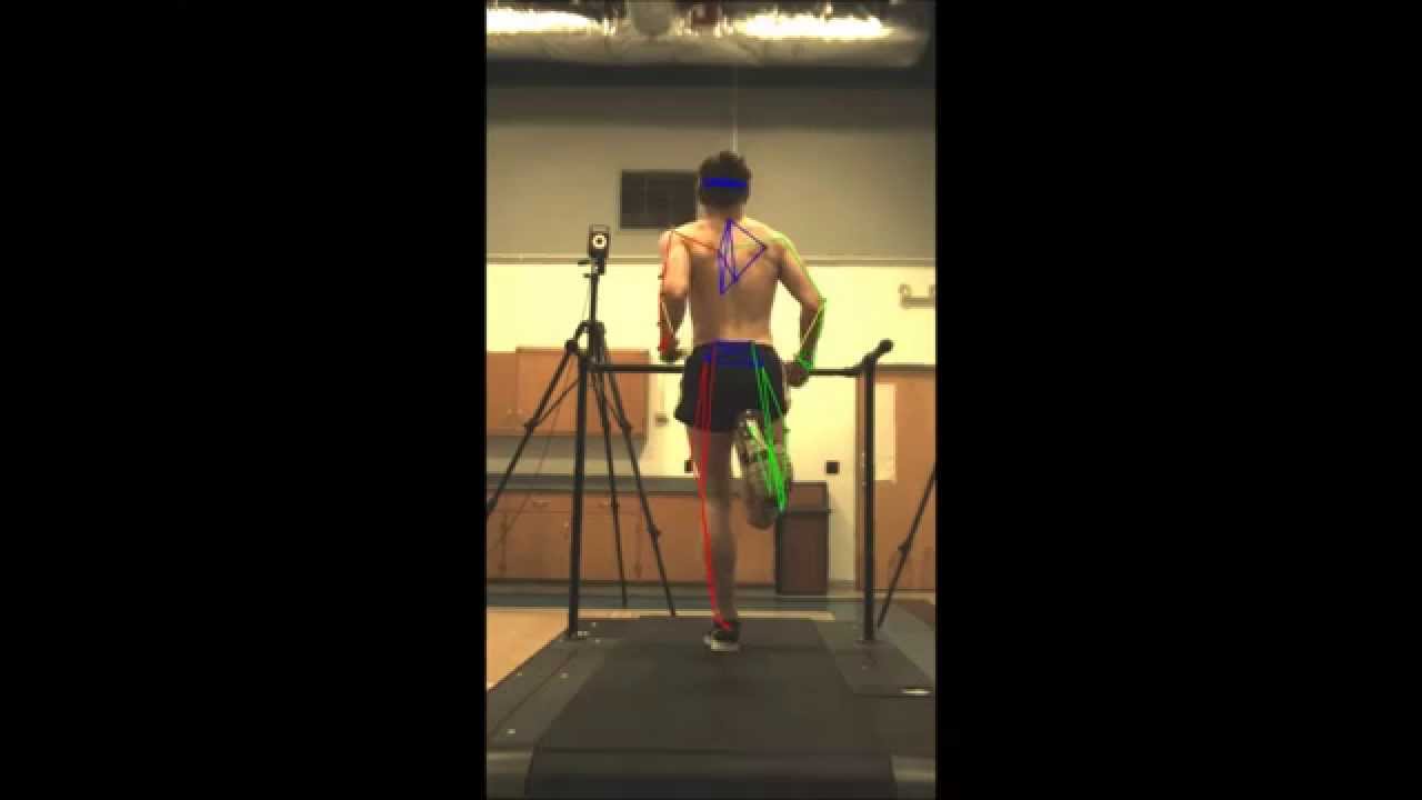 Slow motion running - rear view - YouTube