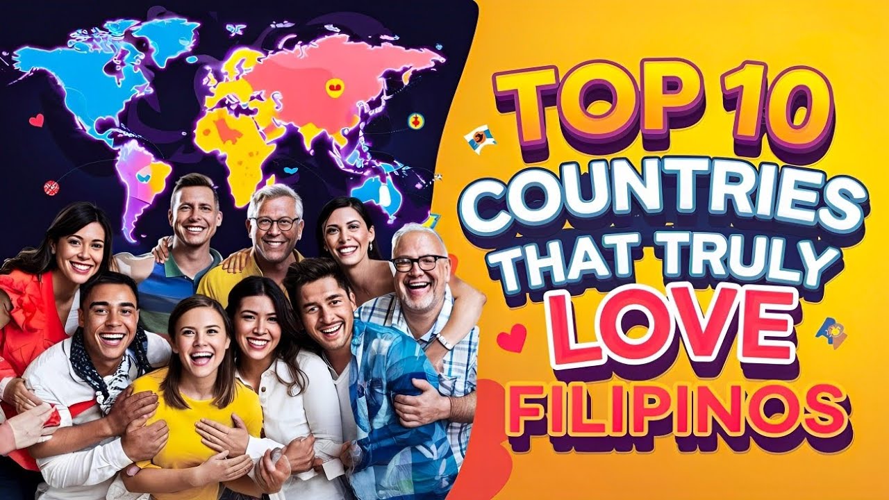 🌍 Top 10 Countries That Truly Love Filipinos 🇵🇭 - YouTube