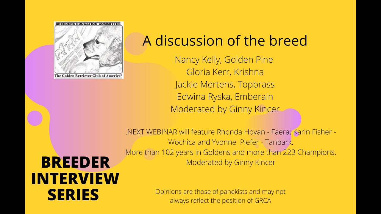 A BREED DISCUSSION - Webinar #1 3/30/21 - YouTube