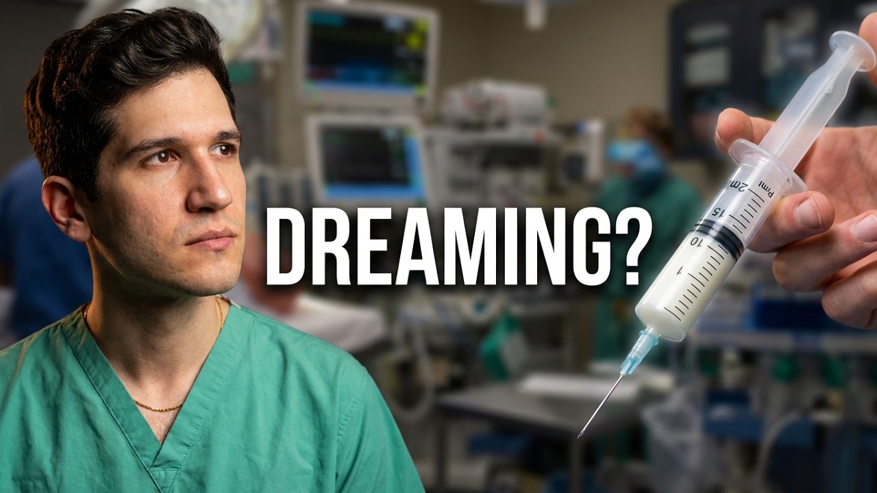 Dreaming under anesthesia? - YouTube