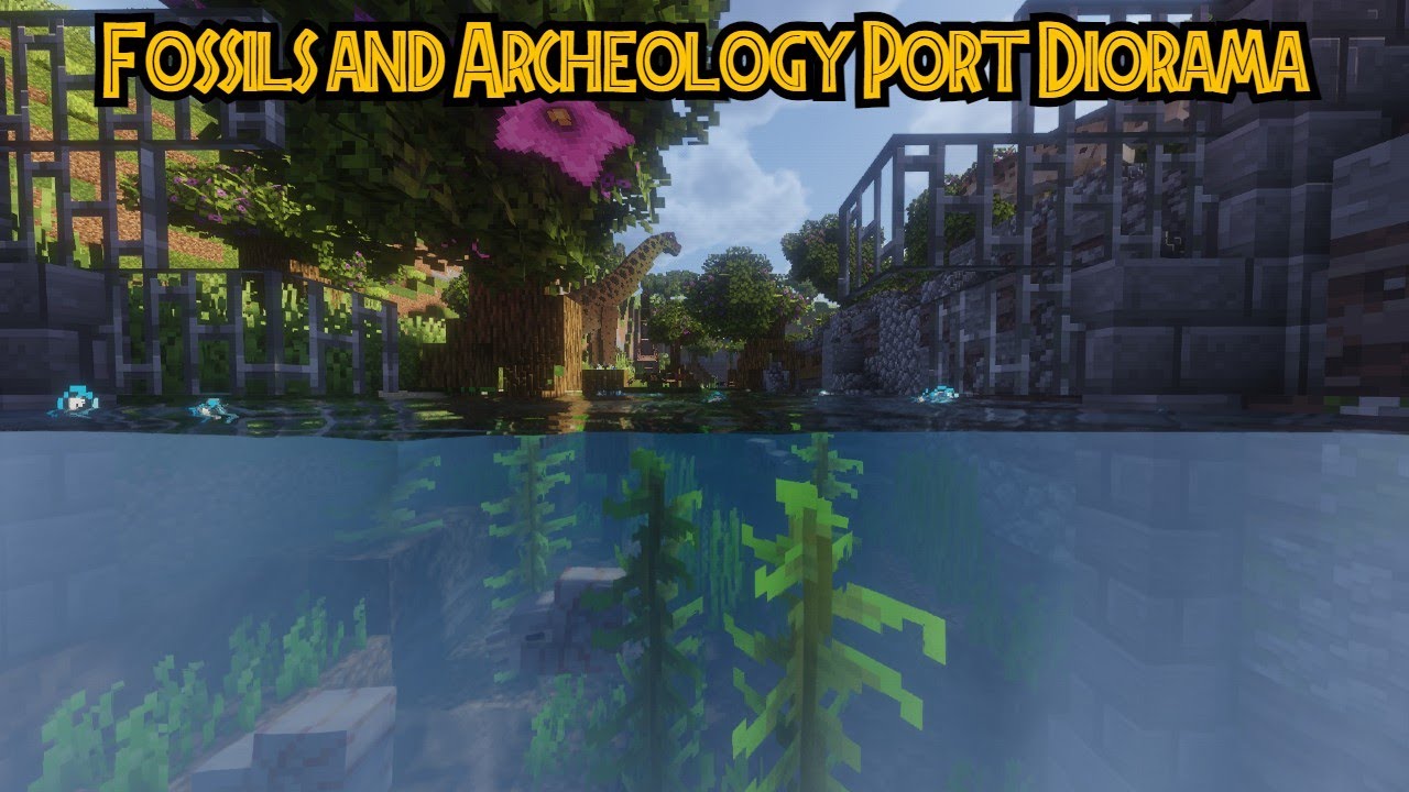 Fossils & Archeology Port Preview | Fan Diorama Showcase - YouTube