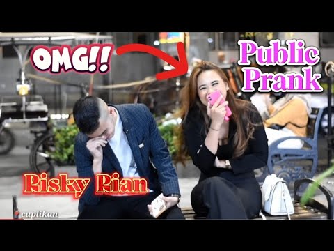 Risky Rian kilig prank in public sa magagandang babae - YouTube