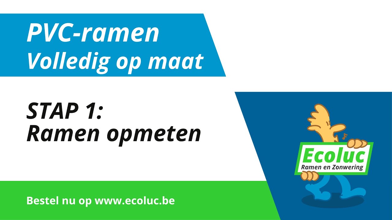 Stap 1: Raam opmeten, leer zelf ramen plaatsen - YouTube