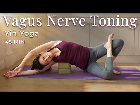 45 min Nervous System Yin Yoga | Vagus Nerve Somatics for Holistic Healing