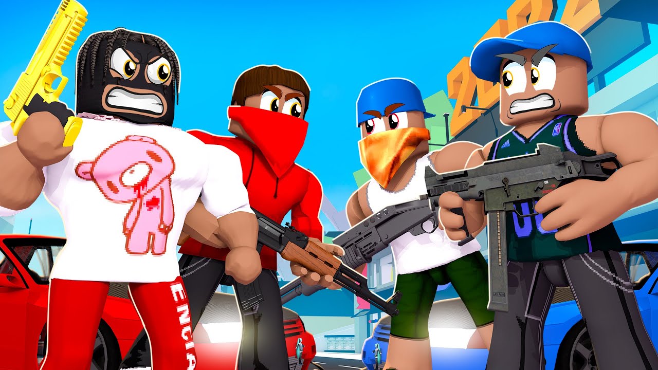 Blood Vs Crips! Ultimate Gang War in Brook Haven!! - YouTube