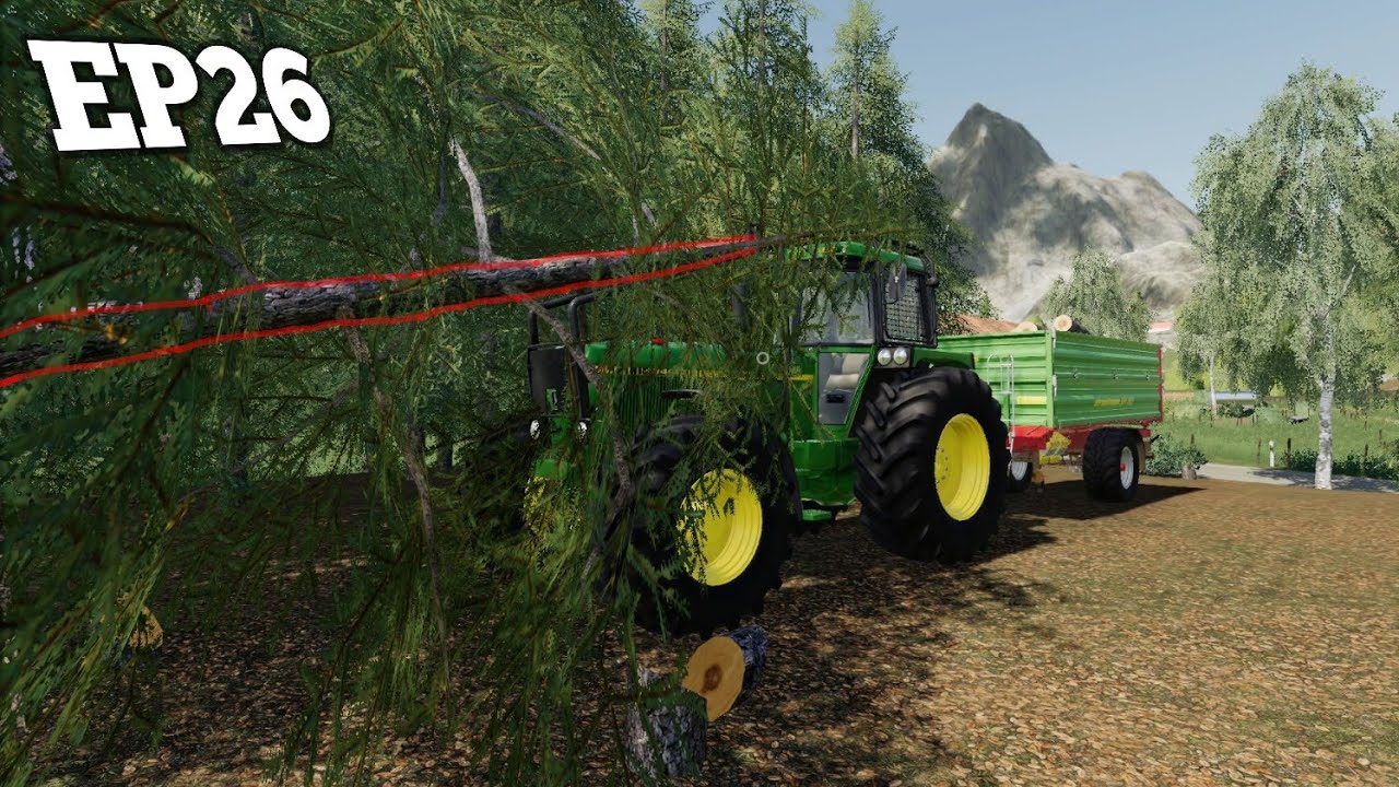 PALO MI DRVO NA TRAKTOR!!!EP26 - YouTube