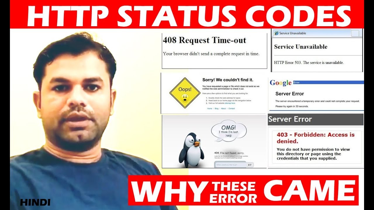 Most Common HTTP Status Codes In Hindi 1 YouTube Most Common HTTP Status Codes In Hindi 1 YouTube