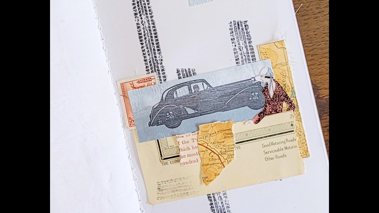 Driving in Style - Margarete Miller 50 art collage week 16 ...