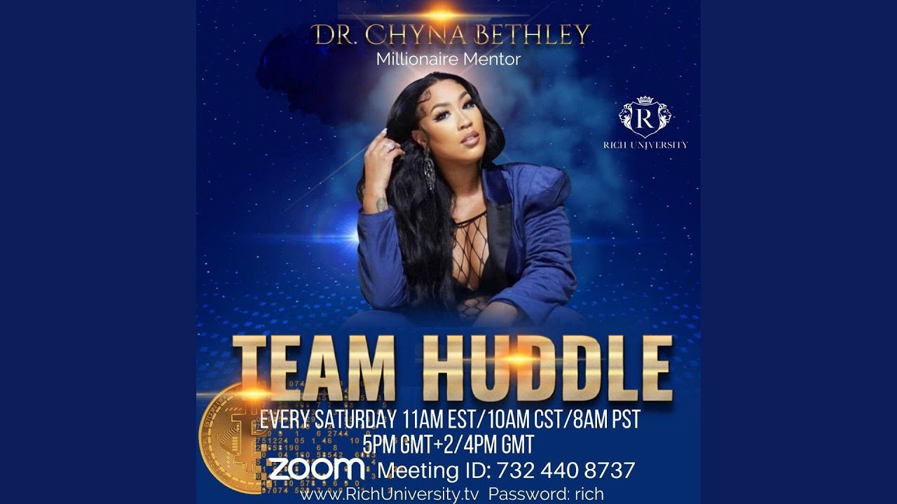 HOW RICH PEOPLE HUDDLE UP GLOBALLY W/ DR CHYNA BETHLEY; THE 10K CELEBRATION FT. CHAIRMAN LOGIC ...
