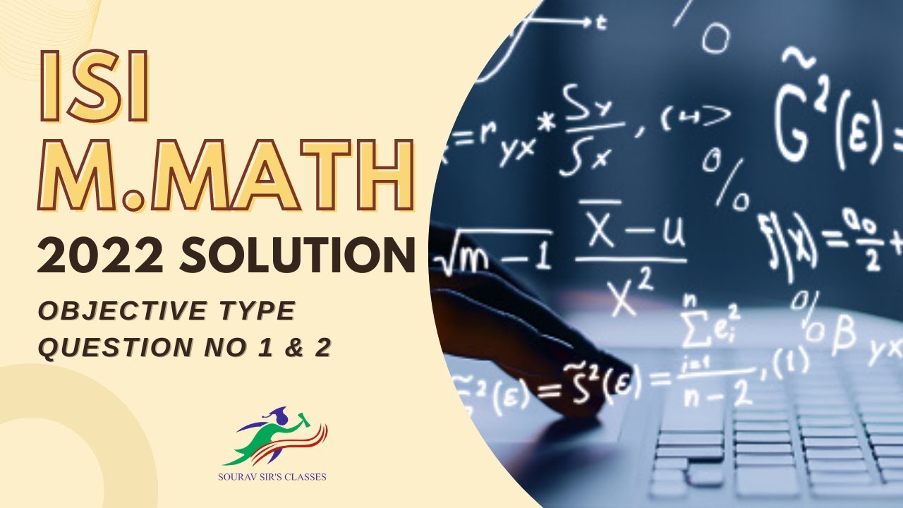 ISI M.MATH PMA 2022 Answer Key | Master of Mathematics Objective ...