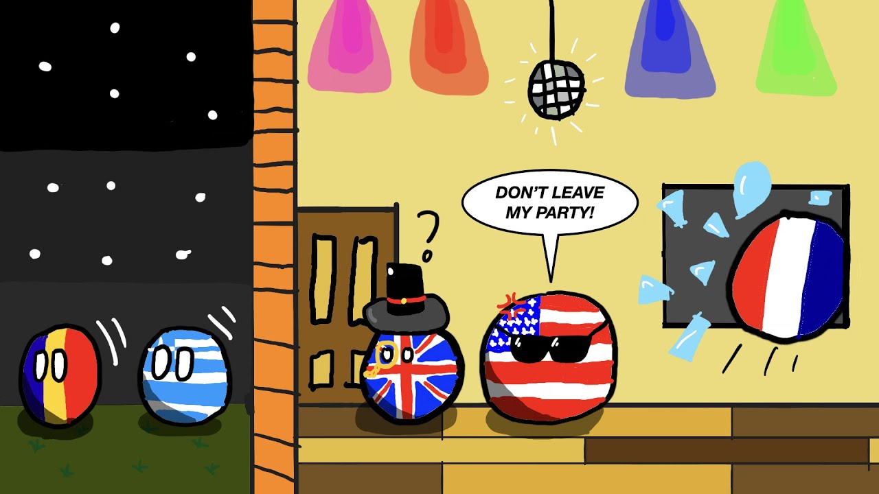 How Different Countries Leave a Party! | Countryballs - YouTube