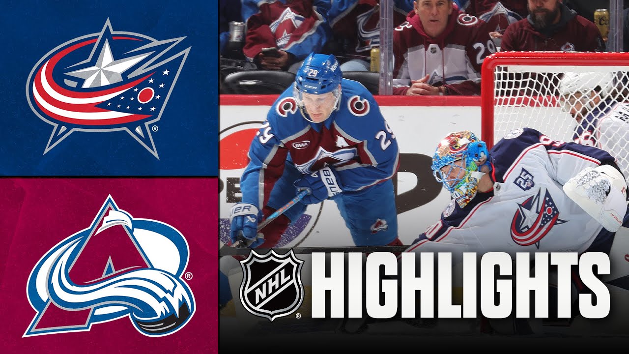Blue Jackets vs. Avalanche | NHL Highlights | January 10, 2026 - YouTube