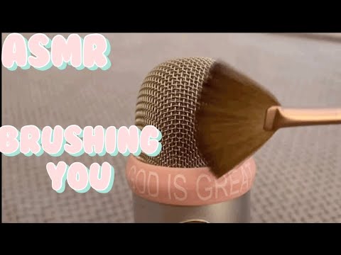 ASMR MAKEUP BRUSH Soft and soothing mic brushing for RELAXATION #asmr # ...