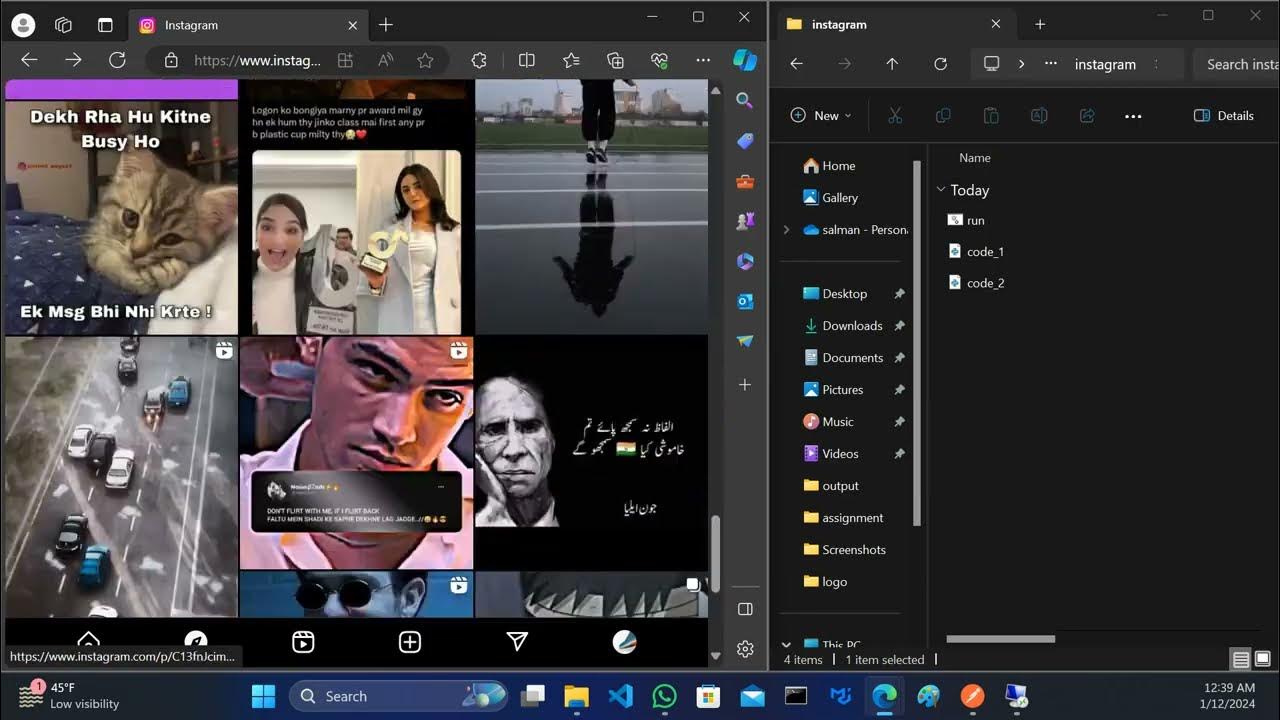 Instagram Web Scraping: Extracting Post URLs with Python - YouTube