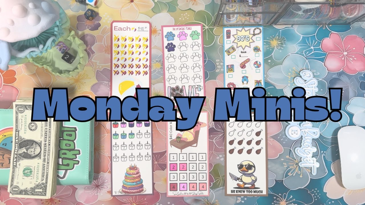 Monday Minis! Lets Finish one. Small amounts adding up to big goals ...