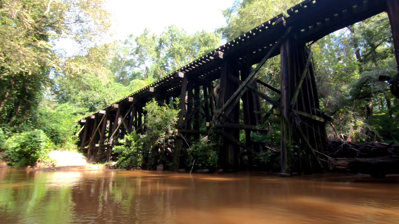 Abandoned Railroad Trestle Bridge Found In Woods Of Georgia - YouTube