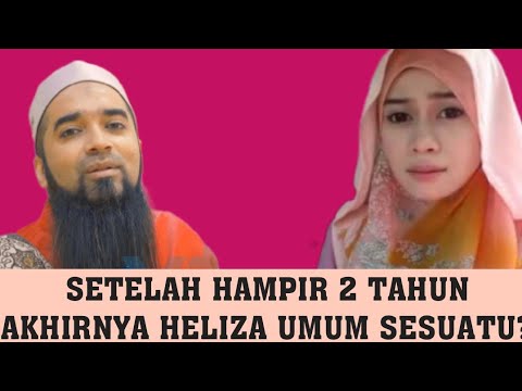 Setelah hampir 2Tahun nikah, Akhirnya Heliza Pula dedahkan sesuatu buat ...