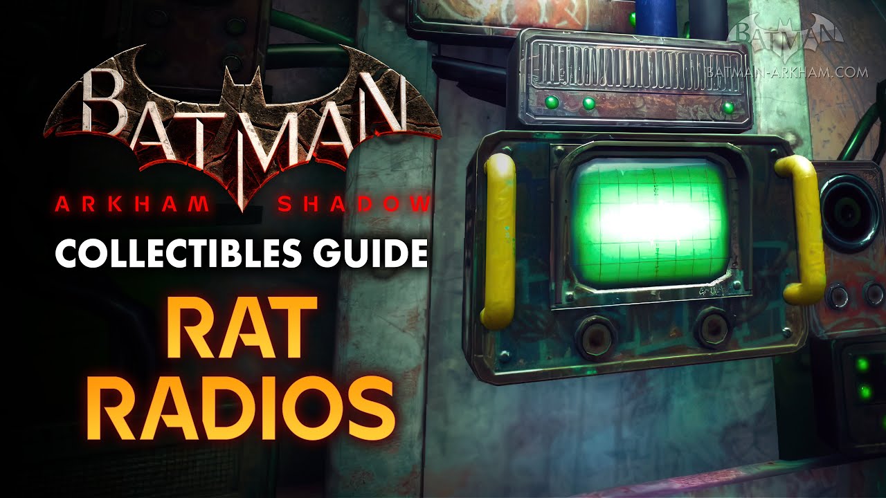 Batman: Arkham Shadow - All Rat Radios Locations - YouTube