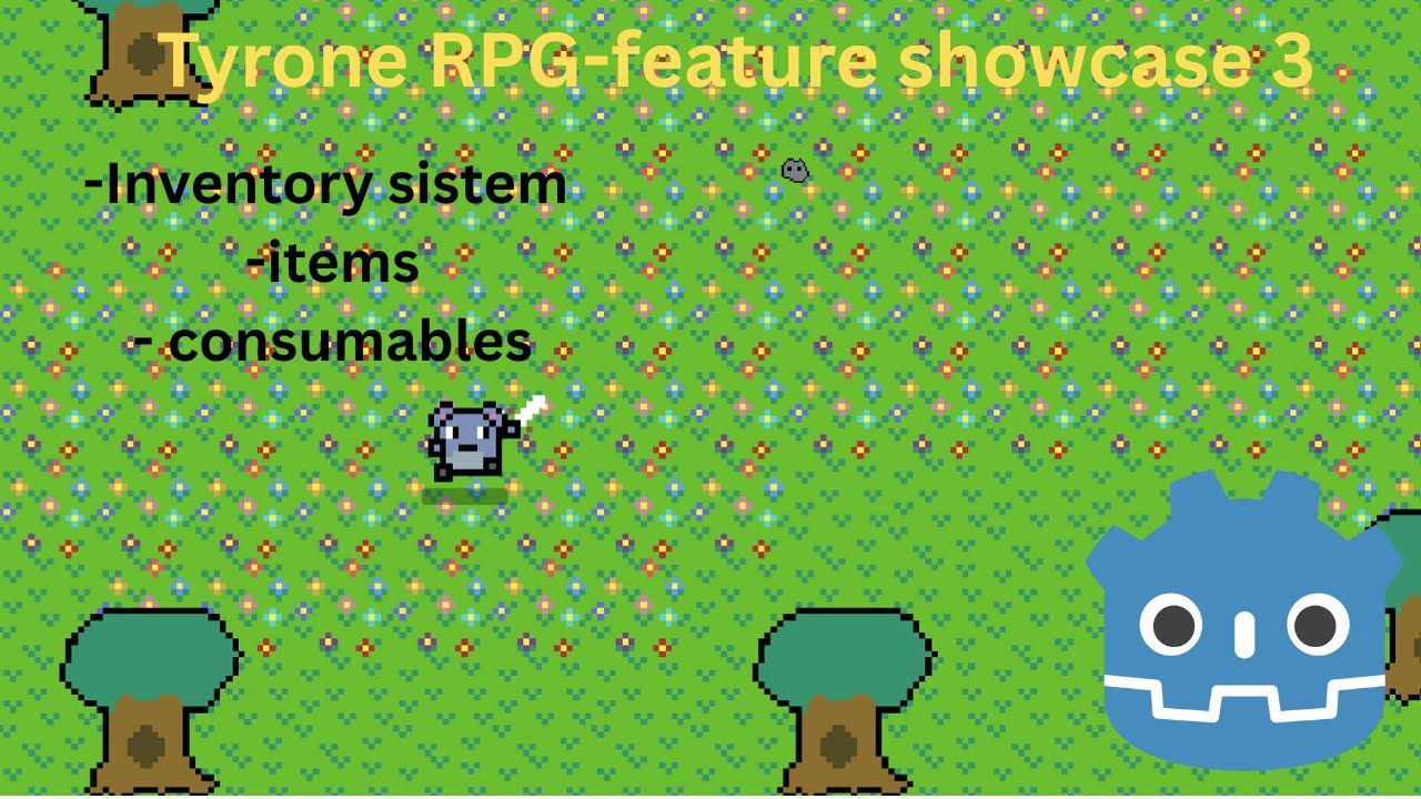 Tyrone RPG Feature Showcase 3 - Godot┃Inventory system - YouTube