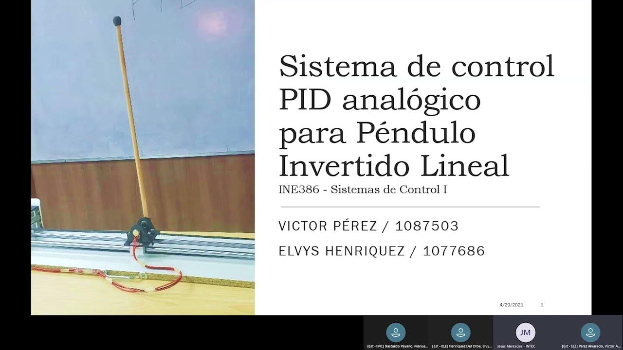 Péndulo Invertido PID SISO - INTEC - Sistemas de Control I - Explicación e implementación - YouTube