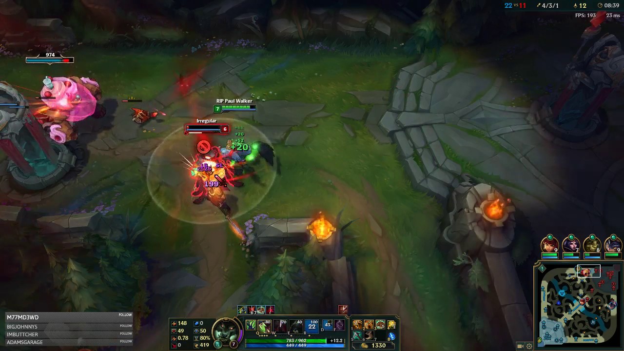 Rework Warwick URF! (15-4) Full Game - Stream Highlight - YouTube