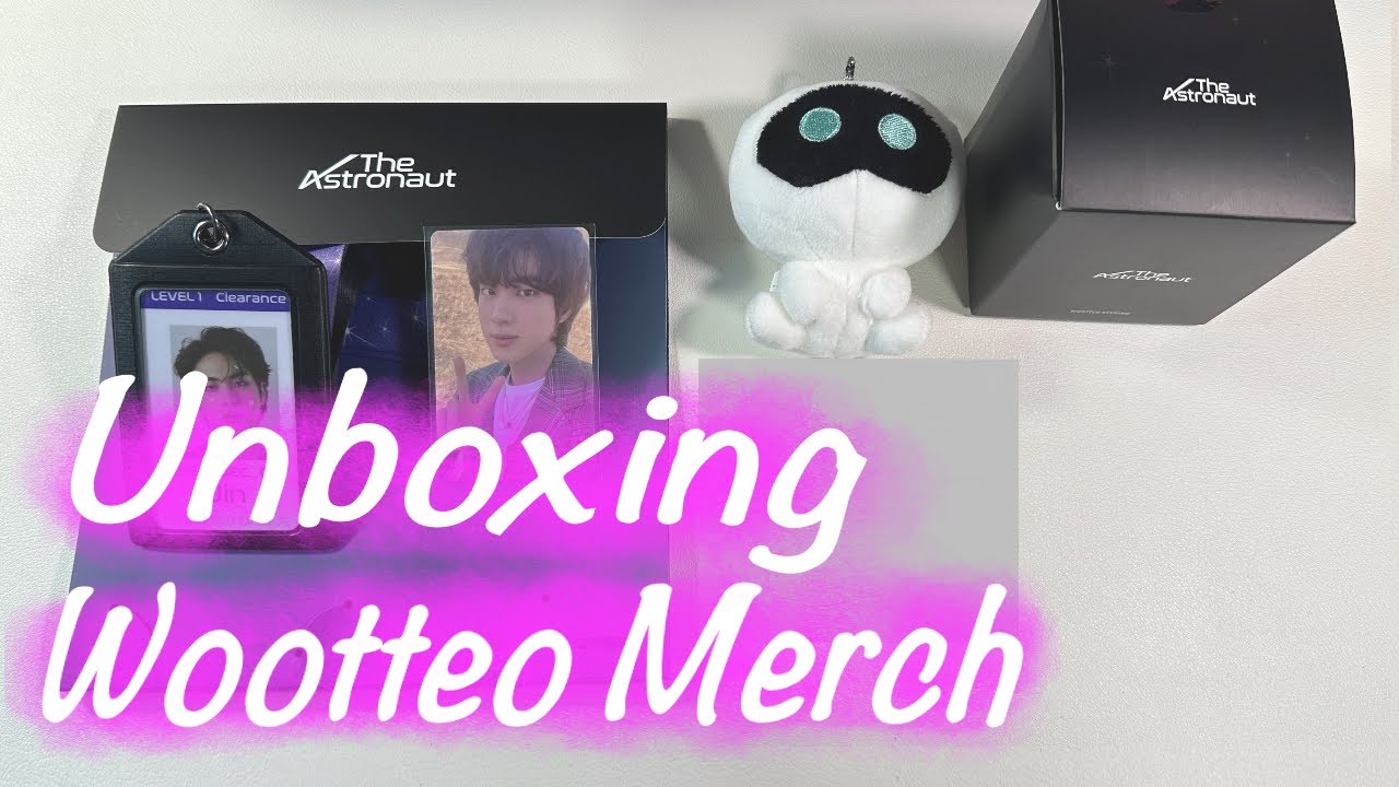 [Unboxing] BTS Jin Wootteo Merch 언박싱 방탄소년단 진 우떠 굿즈 - YouTube
