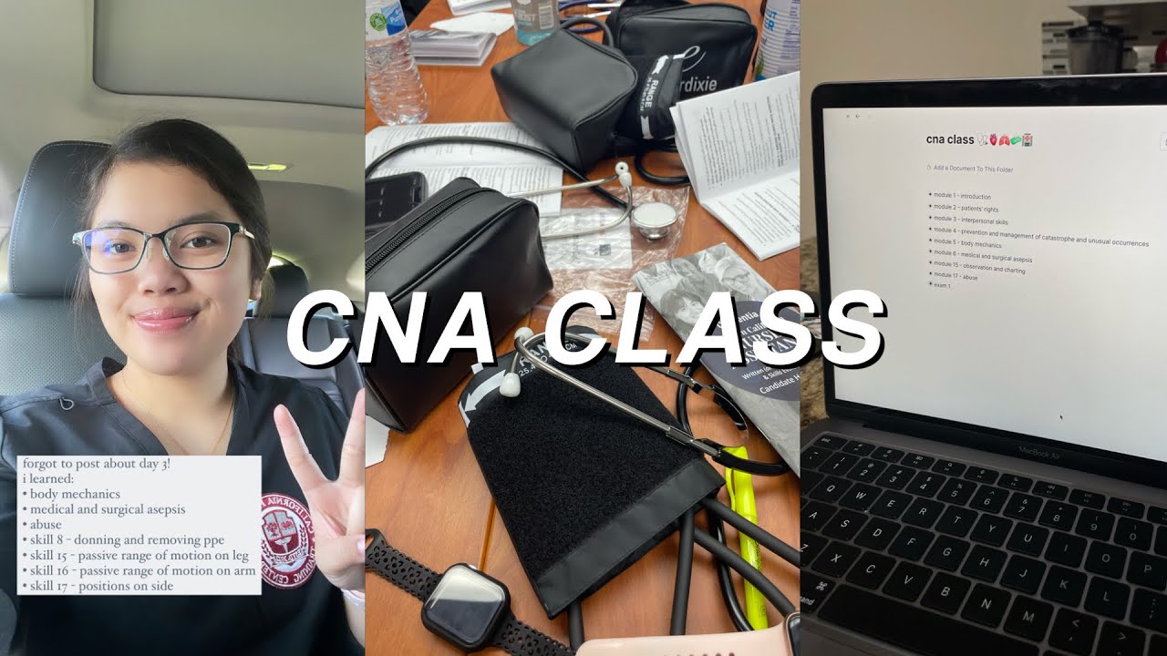 first week of CNA class 🩺🫀🫁🧼 - YouTube