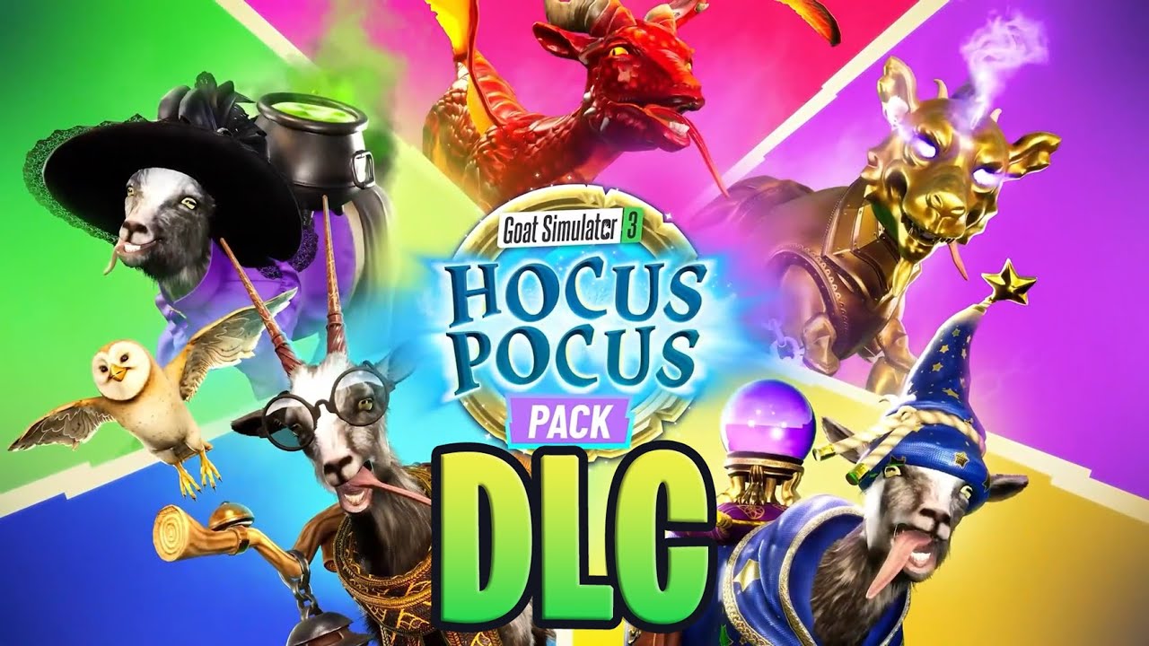 HOCUS POCUS DLC: Official Trailer & All Outfits | Goat Simulator 3 # ...