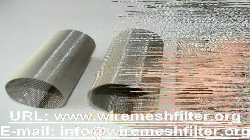 Wire mesh filter types and application - YouTube