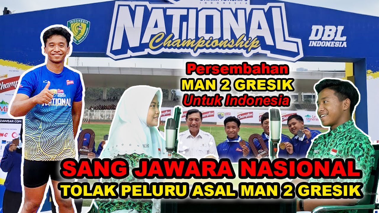 ATLIT TOLAK PELURU ANDALAN MAN 2 GRESIK PRESTASI NASIONAL - YouTube