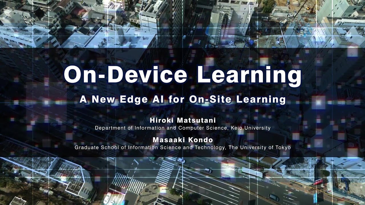 On-Device Learning for Field-Trainable Anomaly Detection (2019) - YouTube