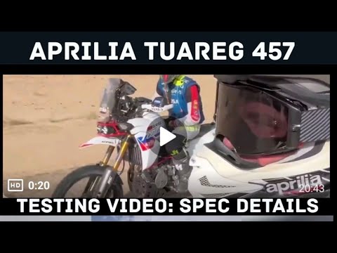 Aprilia Tuareg 457 Spotted Testing Video! First Look | Adventure Beast ...