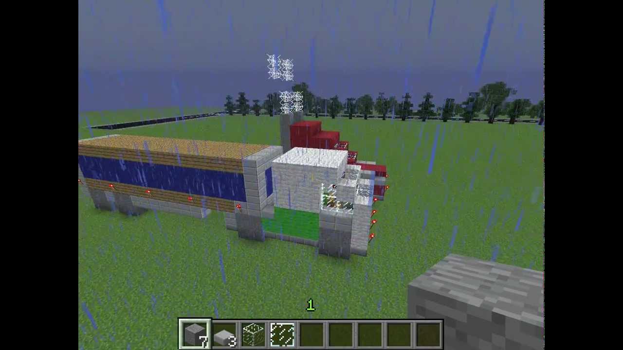 Minecraft wie man Autos baut 1 - YouTube