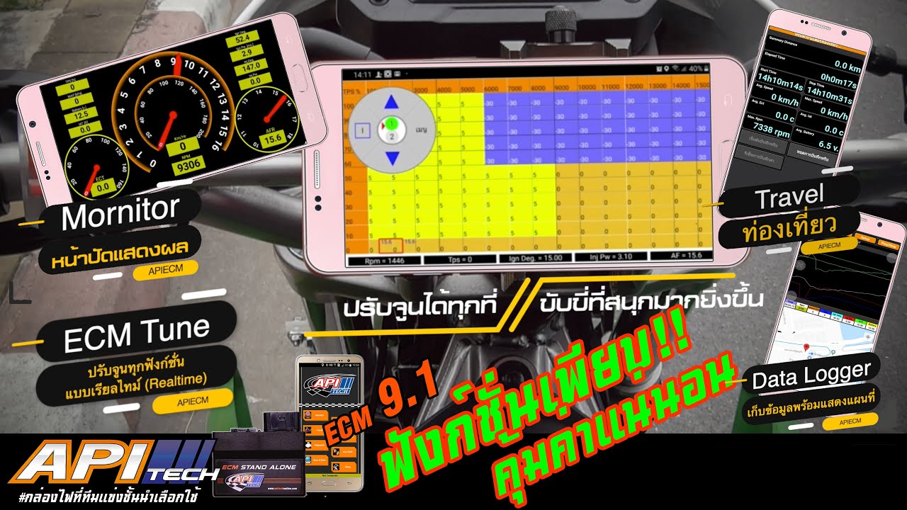 !! กล่องไฟที่ให้คุณมากกว่ากล่องไฟ !! API Tech ECM STAND ALONE 9.1 - YouTube