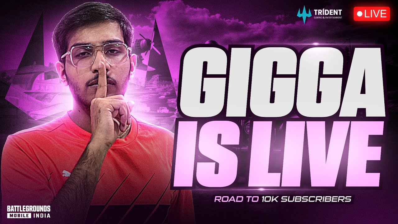 Gigga Live Scrims | Facecam On | GIGGA BGMI LIVE | - YouTube