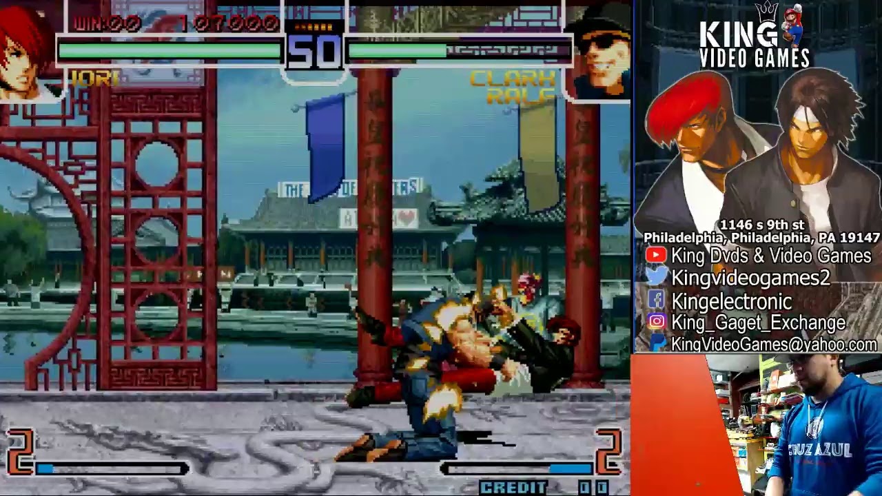 KING VIDEO GAMES KOF 2002 NEO GEO ARCADE MVS - YouTube