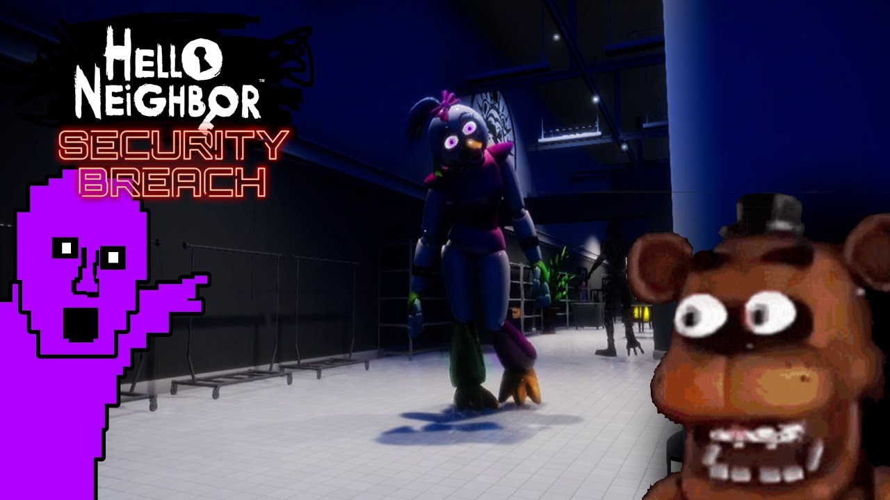 WGRałem MOD, który zmienia HELLO NEIGHBOR w FNAF SECURITY BREACH… CO TU ...