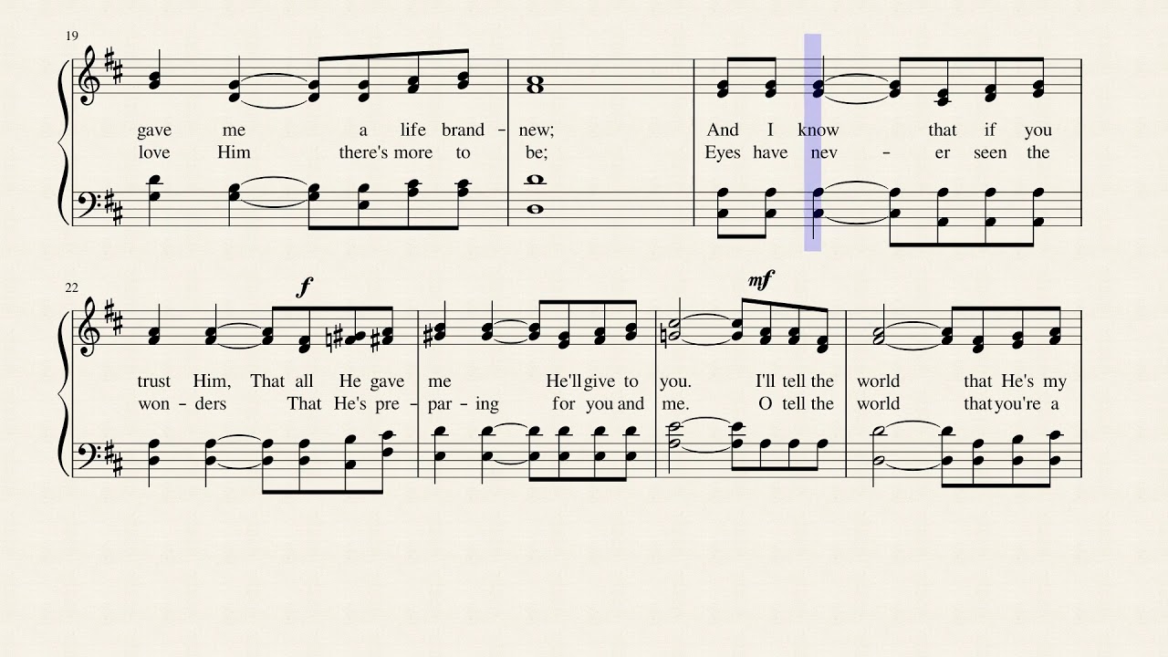 I ll Tell the World That I m a Christian by Baynard L. Fox - YouTube