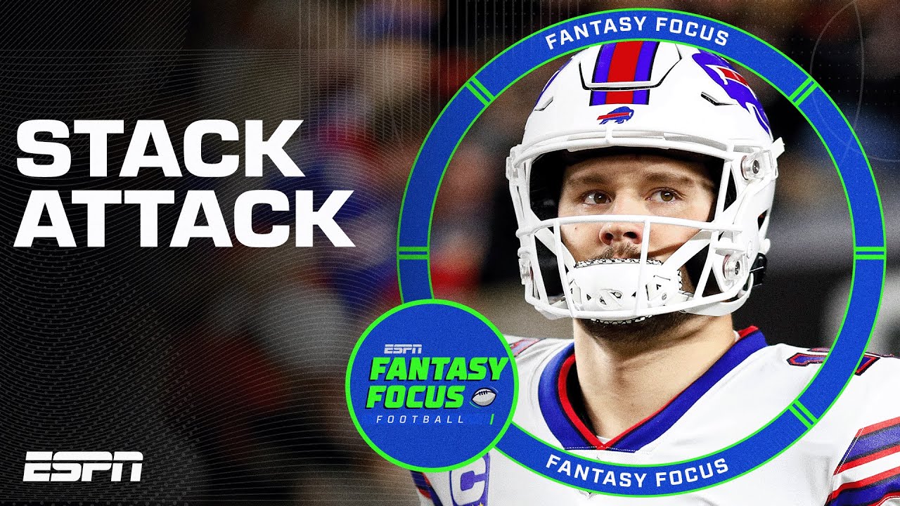 Fantasy Stacks that could SMASH this season | Fantasy Focus 🏈 - YouTube