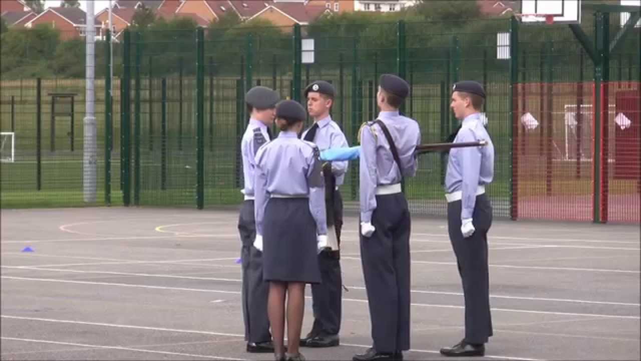 Wing Field Training Day 06.09.15 - Banner Drill - YouTube