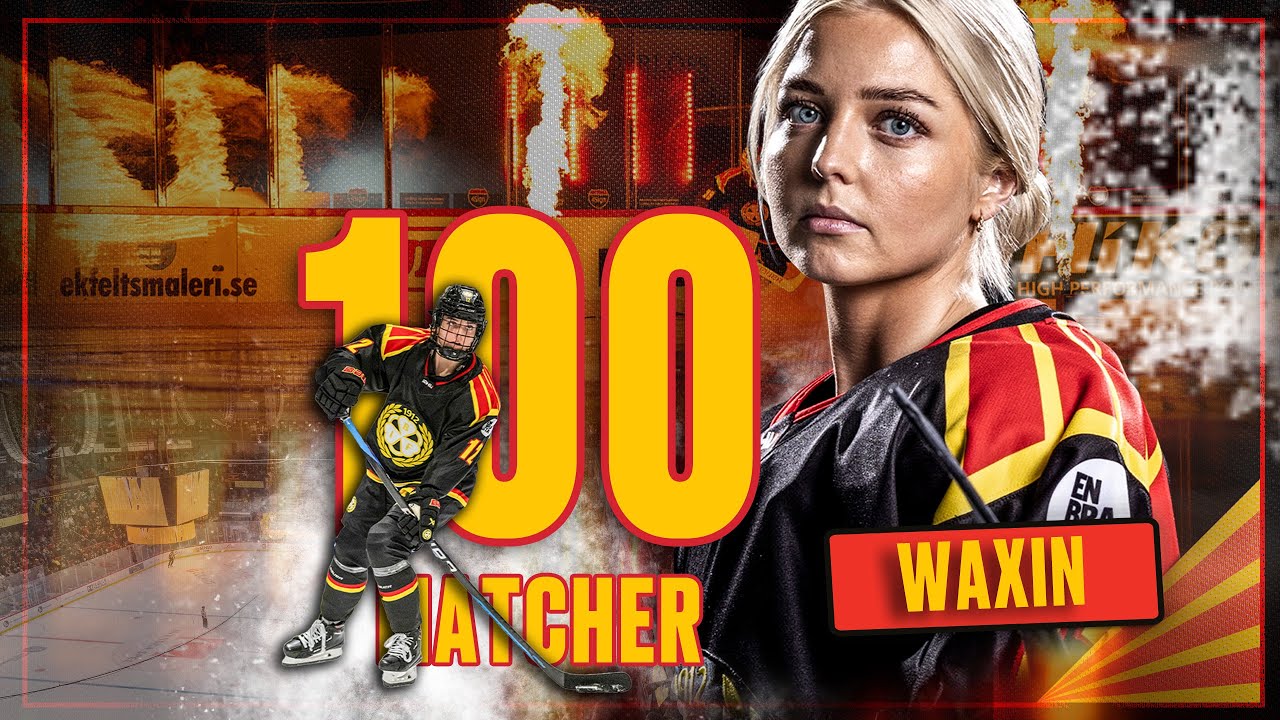 Mina Waxin - 100 matcher i Brynäs IF - YouTube