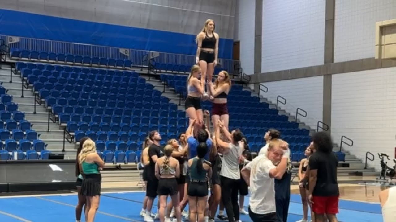 Pyramids Practice || Cheer Coed Ethan Take-Over - YouTube