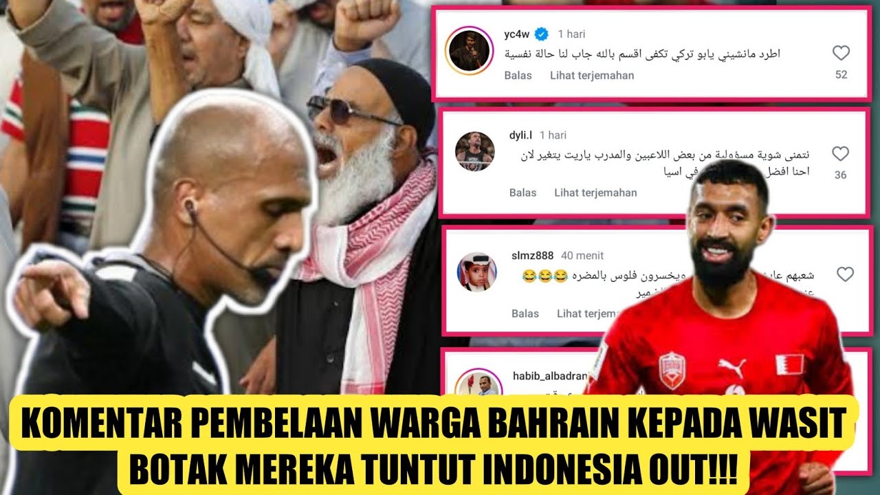KOMENTAR DILUAR NURUL BANGSA BAHRAIN MATI2AN BELA WASIT BOTAK # ...