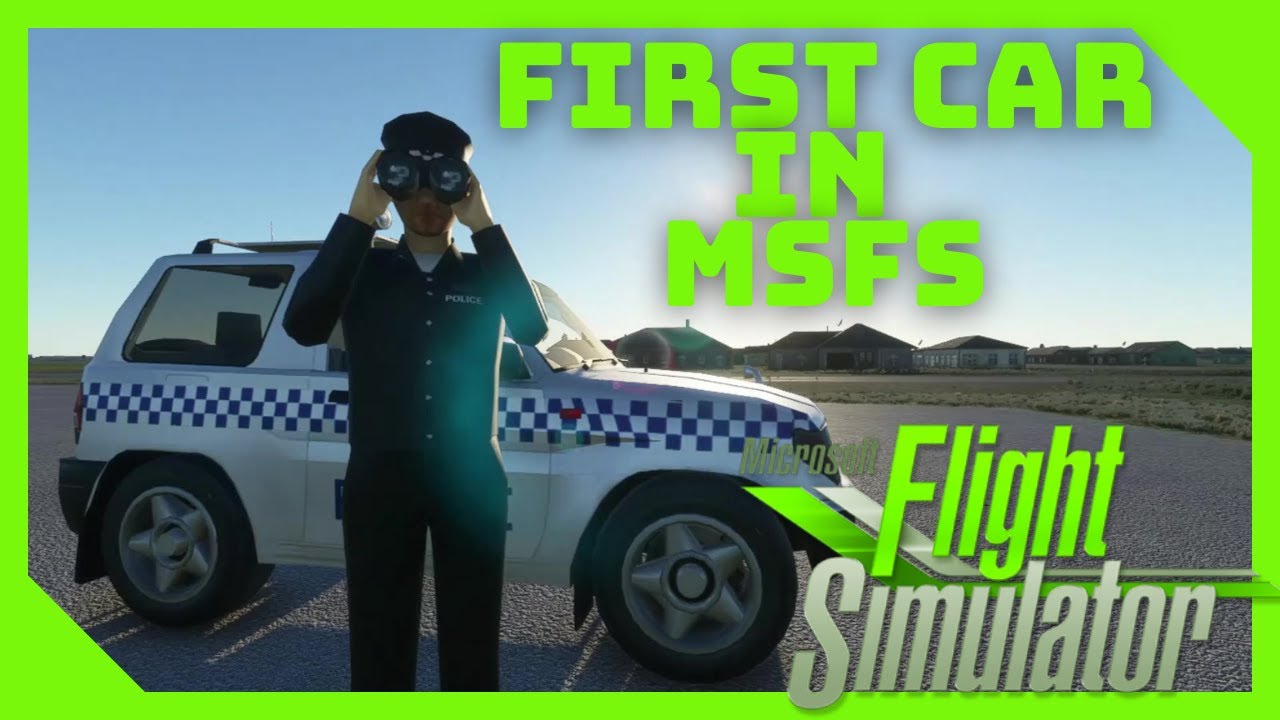 FIRST DRIVE-ABLE CAR in Microsoft Flight Simulator | Mitsubishi Pajero ...