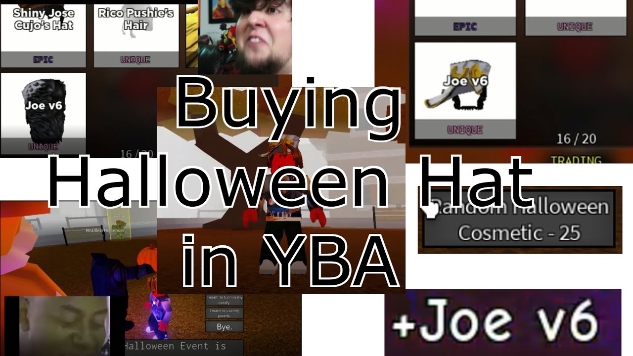 [YBA] Buying Halloween Hat in YBA - YouTube