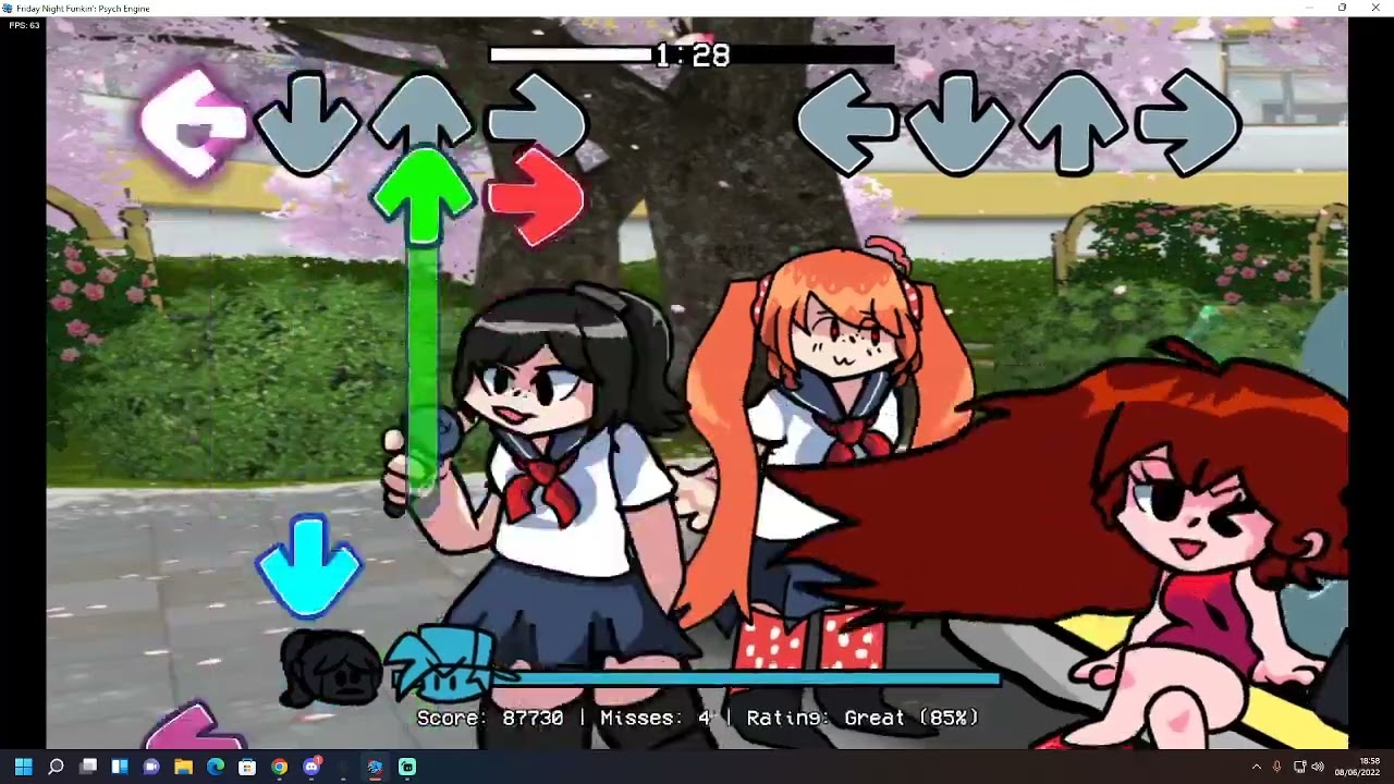 Yandere Simulator FNF Mod - Gameplay - YouTube
